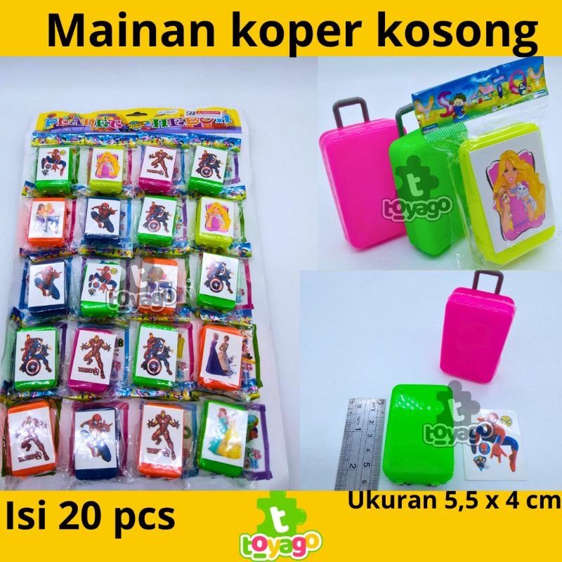 Jual Mainan Koperan Kosong lembaran ph isi 20 Pcs Grosir Murah (mainan ...