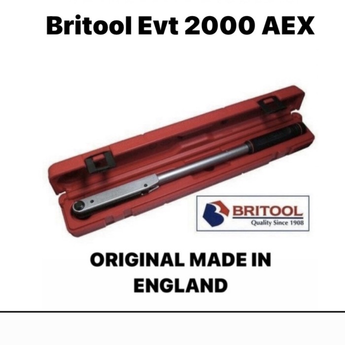 Jual Bestseller Kunci Momen Torsi Evt2000 1/2" - 50 - 225Nm Britool ...