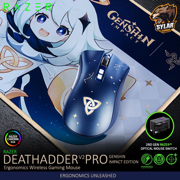 Jual Razer DeathAdder V2 Pro Genshin Impact Edition Wireless Gaming ...