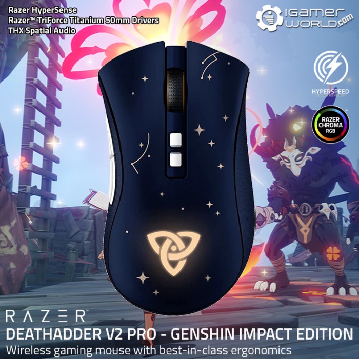 Jual Razer DeathAdder V2 Pro Genshin Impact Edition Wireless Gaming ...