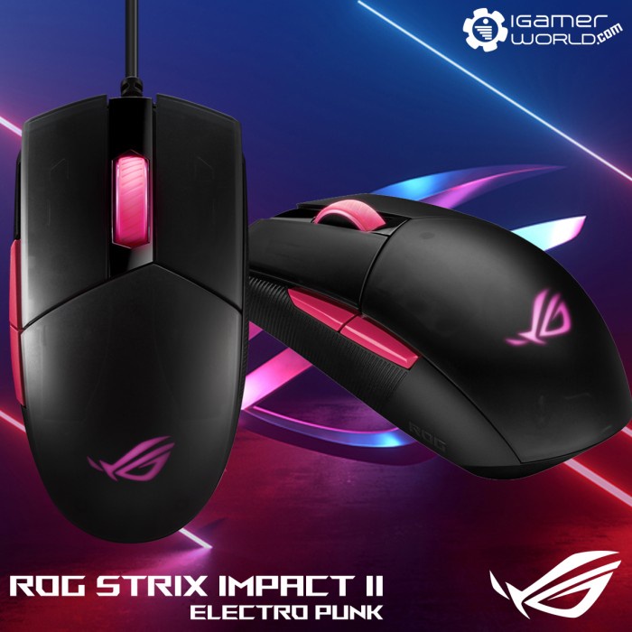 Jual ASUS ROG Strix Impact II Electro Punk Gaming Mouse | Shopee Indonesia