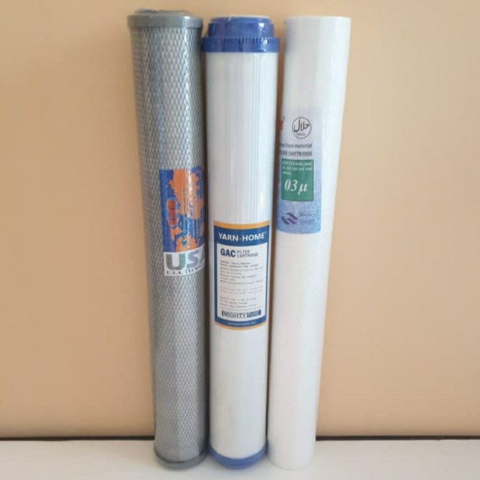 Jual PAKET FILTER AIR UNTUK HOUSING UKURAN 20 INCH | Shopee Indonesia