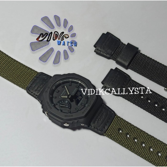 Jual STRAP NYLON CANVAS TALI CASIO G-SHOCK GA2100 GA-2100 GA 2100 ...
