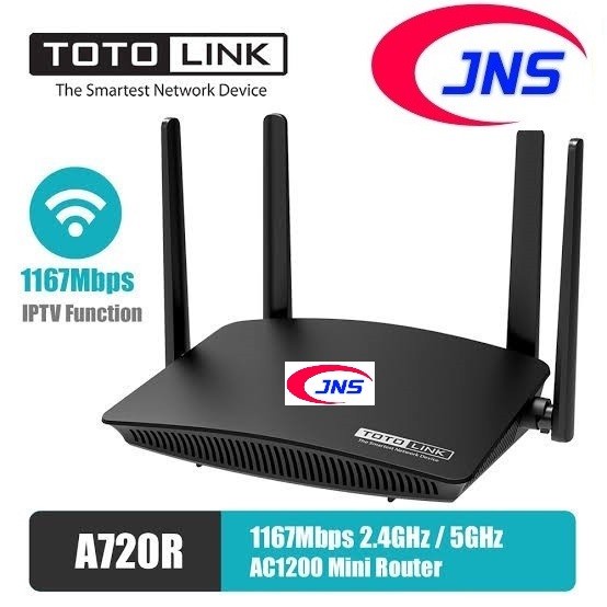 Jual TOTOLINK A720R AC1200 Wireless Dual Band Router | Shopee Indonesia