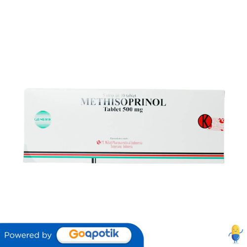 Jual METHISOPRINOL NULAB 500 MG BOX 50 TABLET | Shopee Indonesia