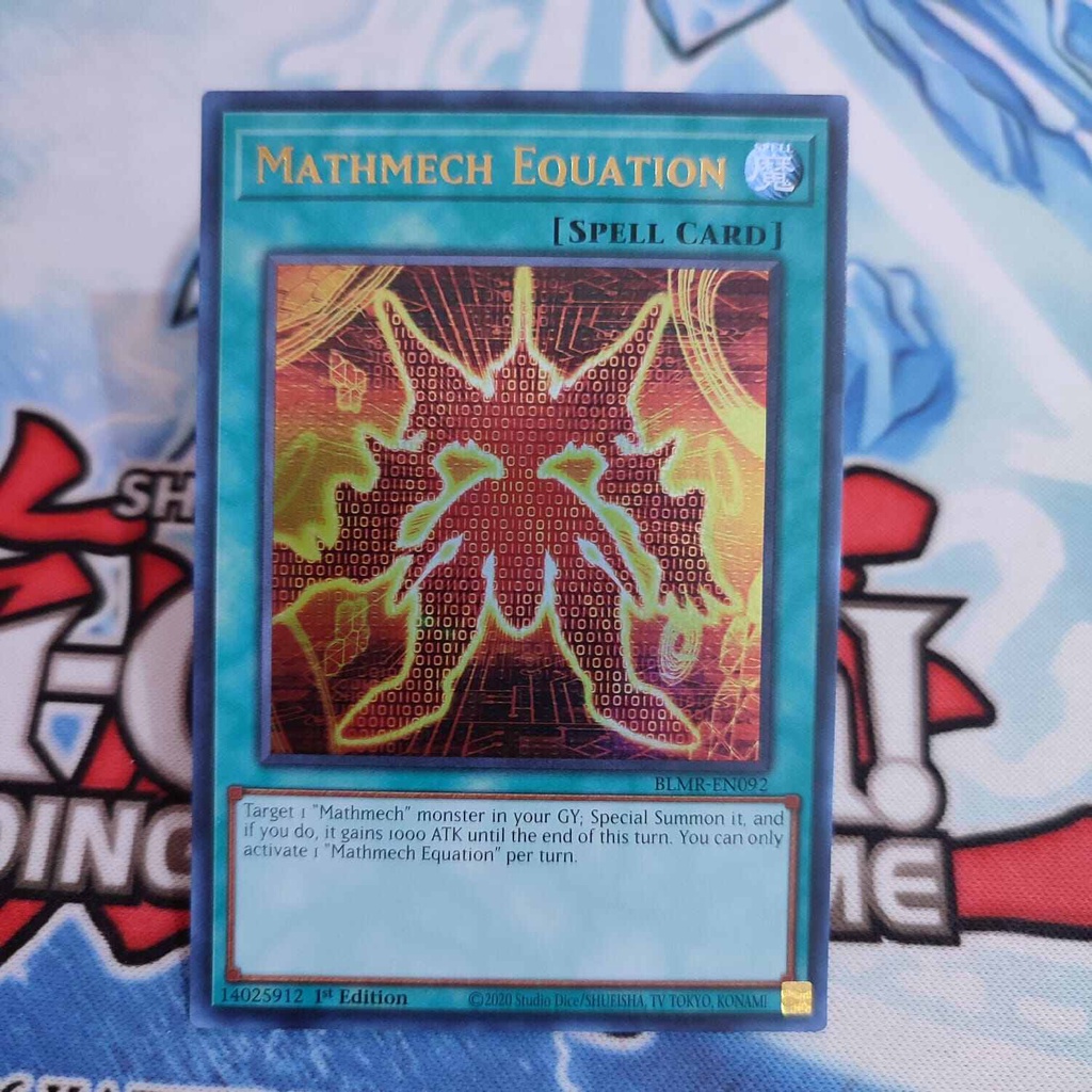 Jual yugioh mathmech equation BLMR ultra rare original | Shopee Indonesia
