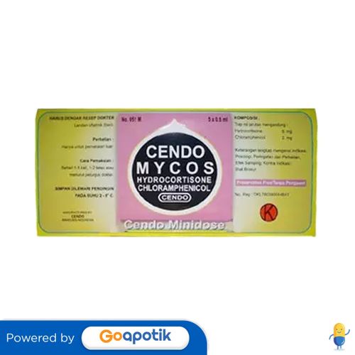 Jual CENDO MYCOS TETES MATA BOX 5 X 0,6 ML MINIDOSE | Shopee Indonesia