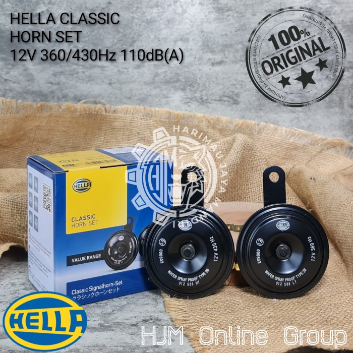 Jual KLAKSON HELLA CLASSIC 12V - CLASSIC HORN SET HELLA 12V | Shopee ...