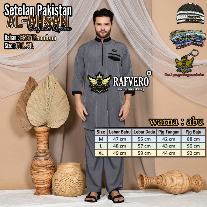 Jual Setelan Pakistan Al Ahsan ORIGINAL RAFVERO | Shopee Indonesia
