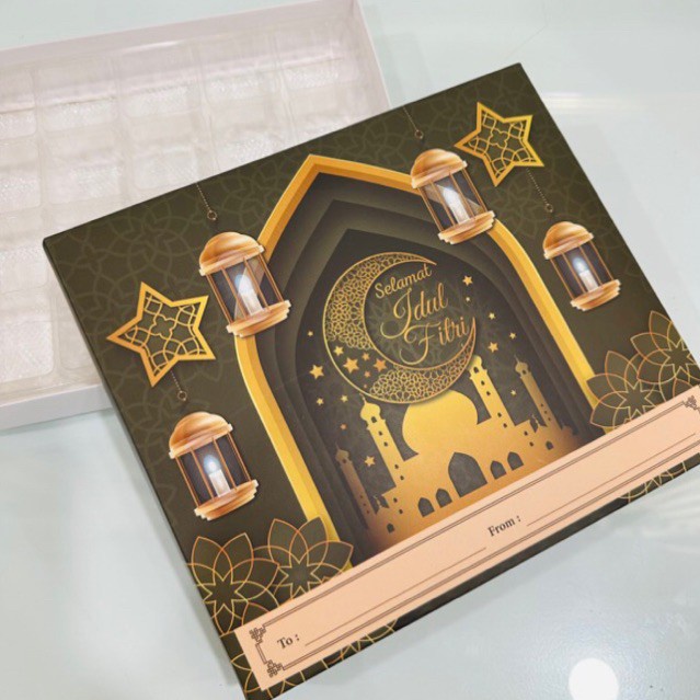 Jual Dus Box Nastar Sekat Lebaran /Pc.Kotak Idul Fitri Packaging new ...