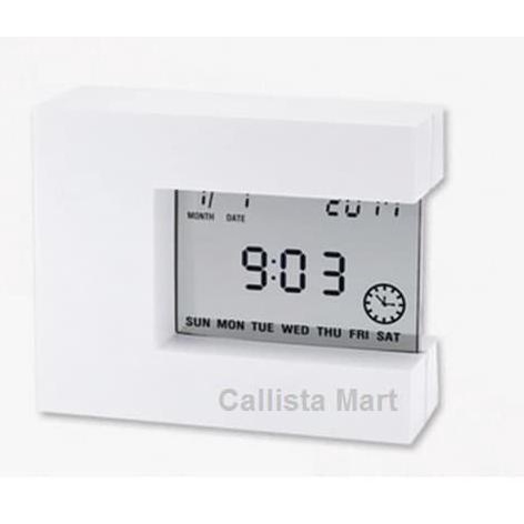 Jual MINISO Digital Transparent LCD Alarm Clock - Jam Meja Digital ...