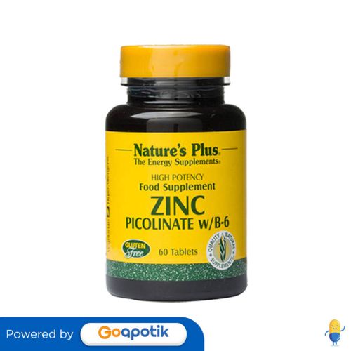 Jual NATURE'S PLUS ZINC PICOLINATE BOX 60 TABLET | Shopee Indonesia