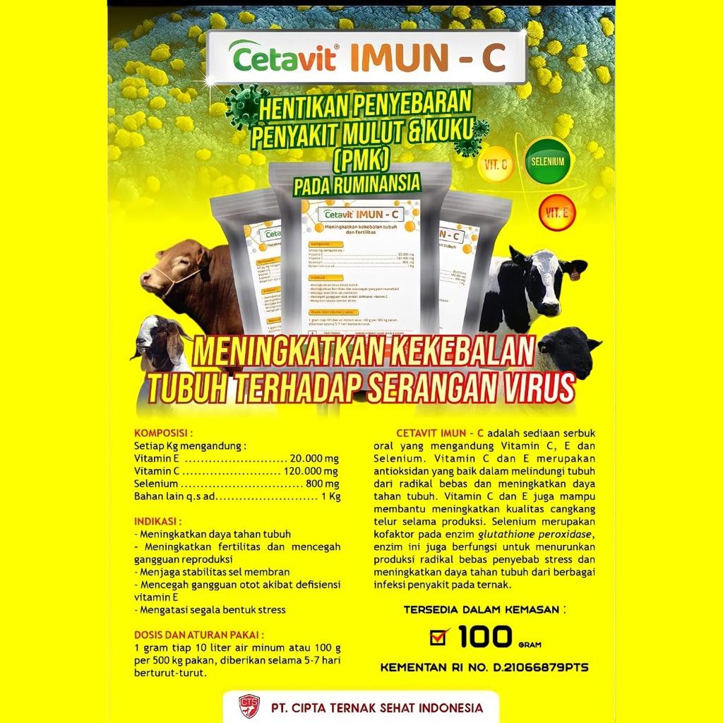 Jual Cetavit Imun C Ruminansia | Suplemen dan Multivitamin Daya Tahan ...