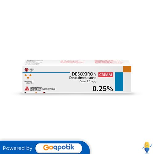 Jual DESOXIRON 0.25% CREAM 15 GRAM TUBE | Shopee Indonesia