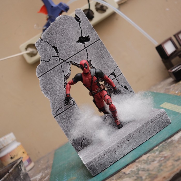 Jual MUST HAVE!! MINIATURE DIORAMA BASE SKALA SHF KAMEN RIDER BLACK 1: ...