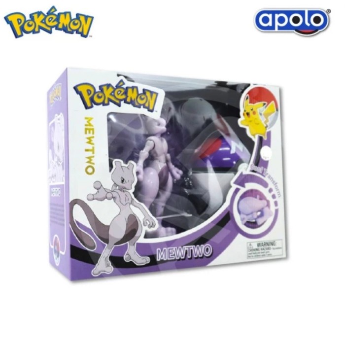 Jual PROMO!!! APOLO POKEMON TRANSFORM POKEMON & POKEBALL MEWTWO SS ...