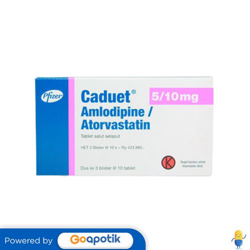 Jual CADUET 5/10 MG BOX 30 TABLET | Shopee Indonesia