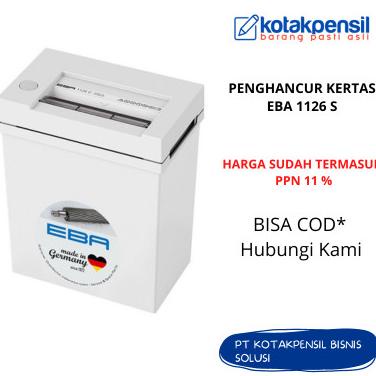 Jual EBA 1126 S Mesin Penghancur Kertas Dokumen / Paper Shredder ...