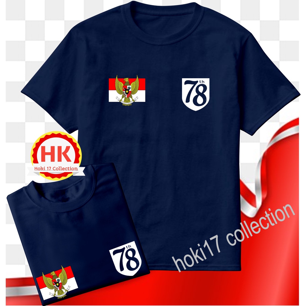 Jual NSA NEW LOGO 78TH HUT RI KAOS 17 AGUSTUSAN 2023 KAOS KEMERDEKAAN GAA | Shopee Indonesia