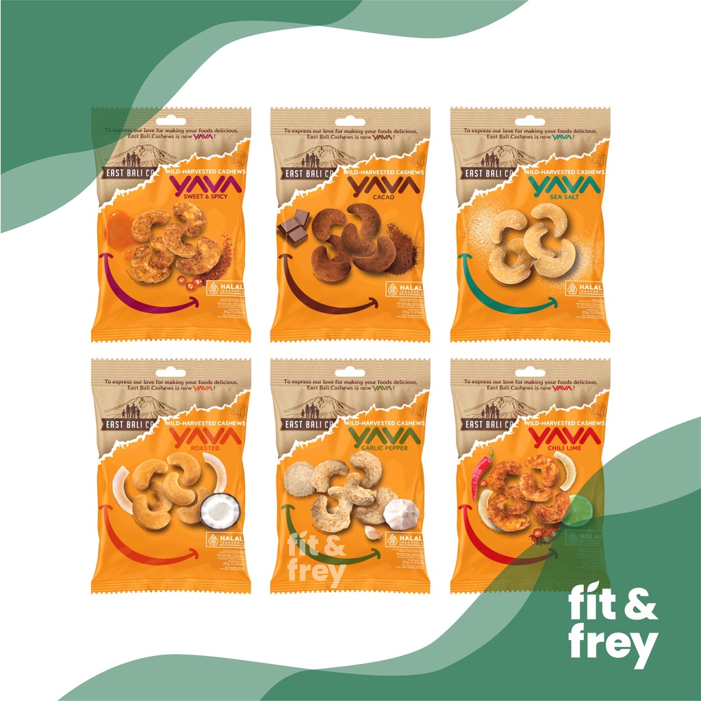 Jual EAST BALI CASHEWS - YAVA Kacang Mente 35g - Cashew Nuts - Cacao ...