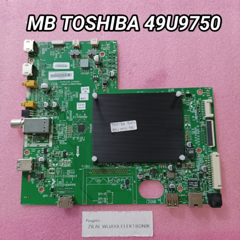 Jual TOSHIBA 49U9750 - MB - MAINBOARD - MOTHERBOARD - MOBO - MESIN TV - MB TV TOSHIBA | Shopee ...
