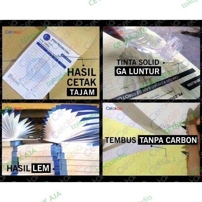 Jual Cetak Nota 1 Rim 3 Ply / Rangkap ( Custom Ncr Invoice Bon ) 3Ply ...