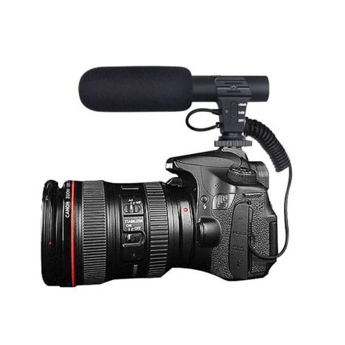 Jual New Sidande Shotgun Microphone Mic Mic Untuk Vlog Youtuber Camera ...