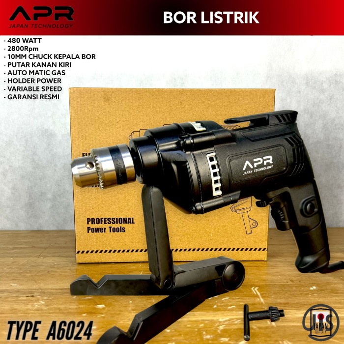 Jual FLASH SALE!!! APR JAPAN BOR LISTRIK 10MM APR A5 BOR BESI KAYU ...