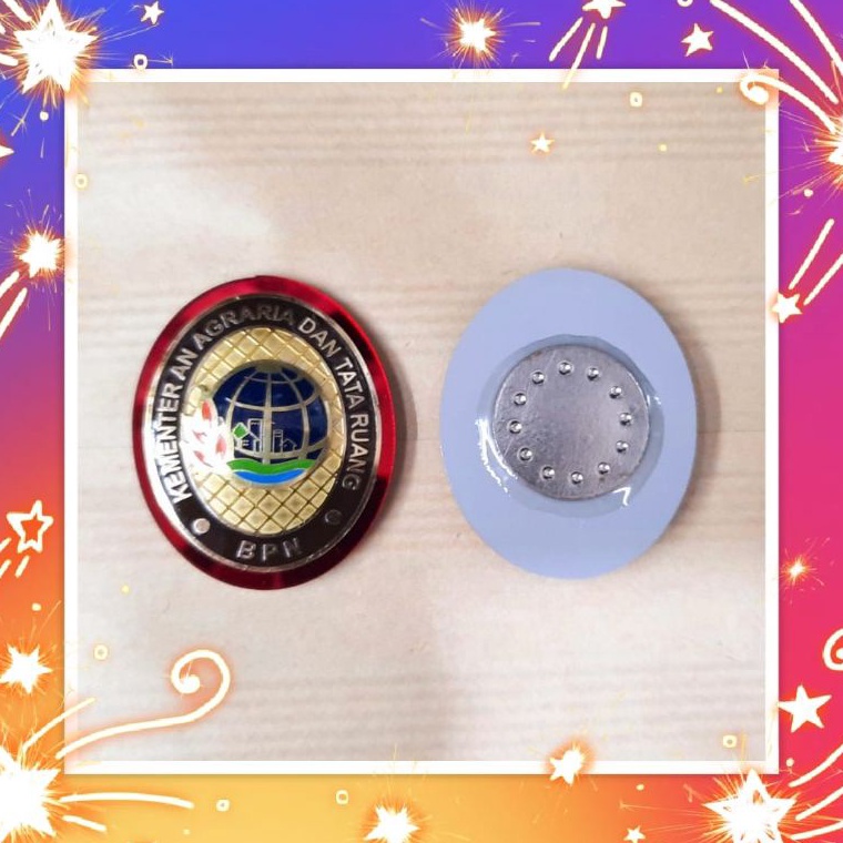 Jual Stock Banyak.. Pin ATR / BPN Kementerian Full Warna 73 | Shopee ...