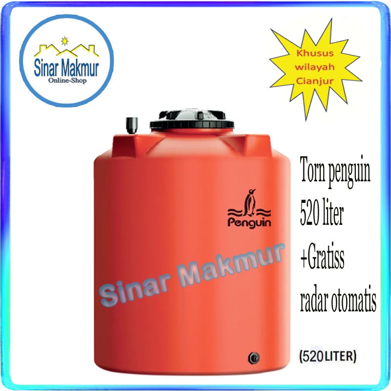 Jual Torn Toren Tandon Tangki Air 500 Liter (PENGUIN) | Shopee Indonesia