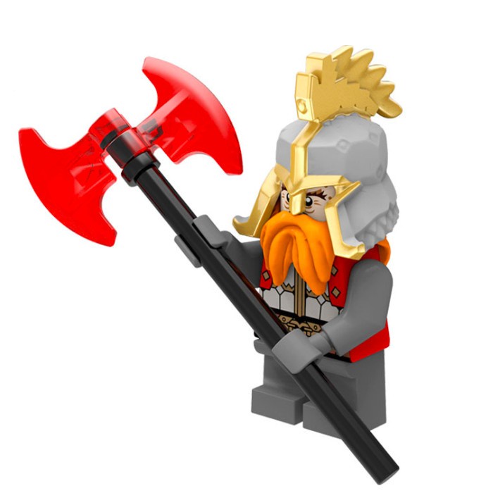 Jual LOTR Dain Ironfoot Dwarf Hobbit Lord of The Ring Minifigure Lego ...