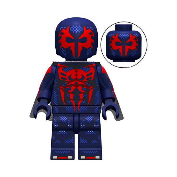 Jual Marvel Spiderman Spider Man 2099 Blue Suit Minifig Minifigure Lego ...