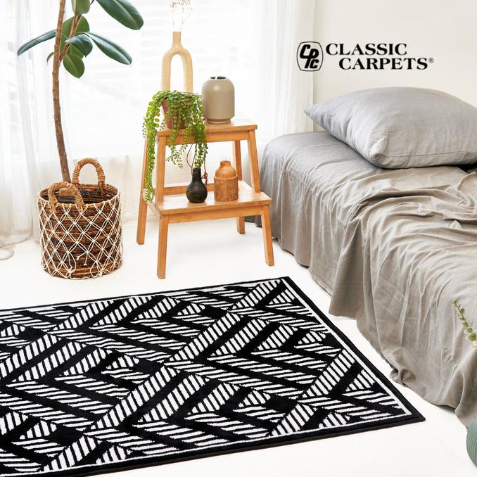 Jual Karpet Modern Minimalis - Anti Slip | La Vie | Monochrome | 150 x ...