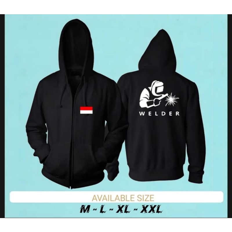 Jual JAKET ZIPPER WELDER TUKANG LAS INDONESIA | Shopee Indonesia