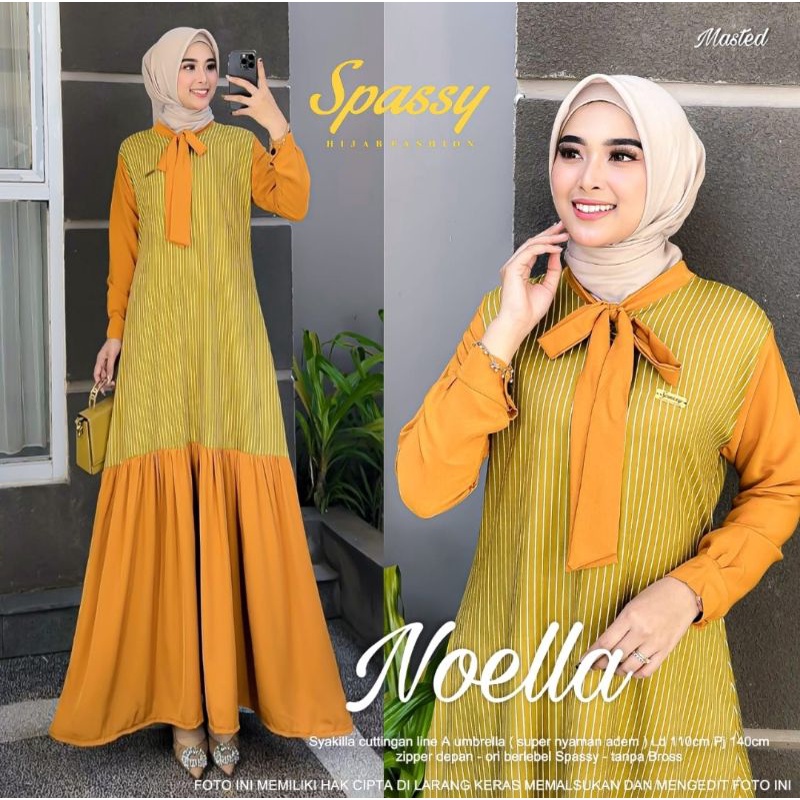 Jual GAMIS // NOELA MAXY ORI BY SPASSY (RESTOCK) | Shopee Indonesia