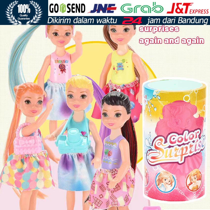 Jual Changing Color Doll / Reveal Doll Washable / Surprise Doll Mainan ...