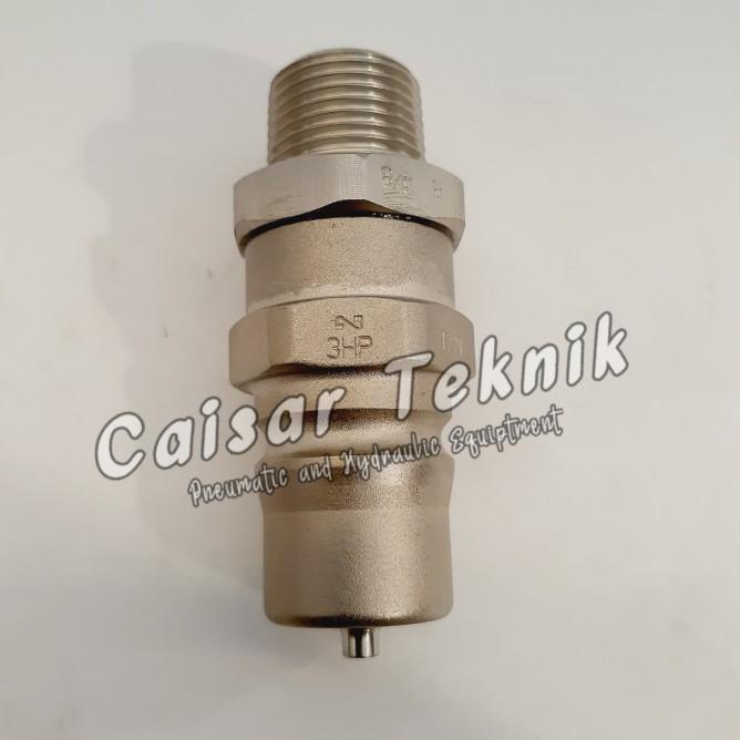 Jual 1 Set Quick Coupler Nitto Brass 3Hs + 3Hp Nitto Staenliss Steel ...