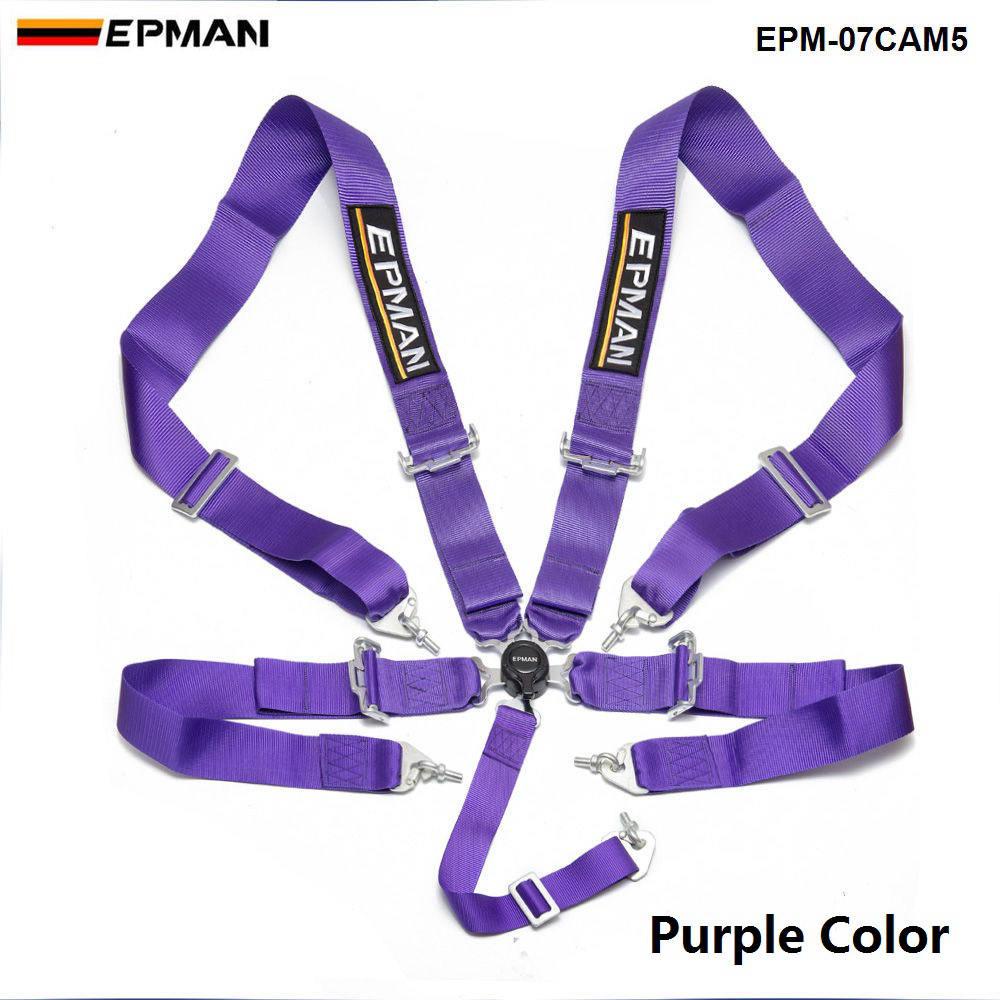 Jual Epman Universal 5 Point 3" Camblock Quick Release Racing Seat Belt ...