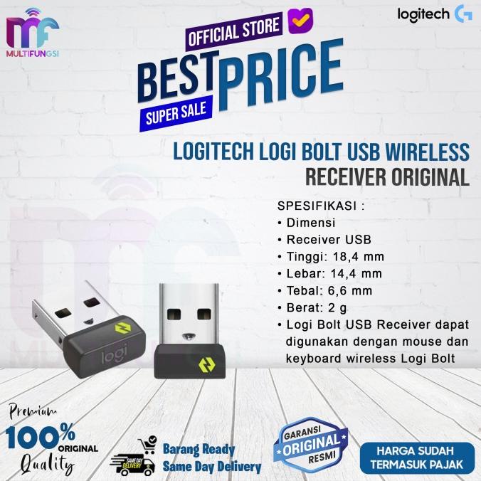 Jual Logitech Logi Bolt USB Wireless Receiver Original | Shopee Indonesia