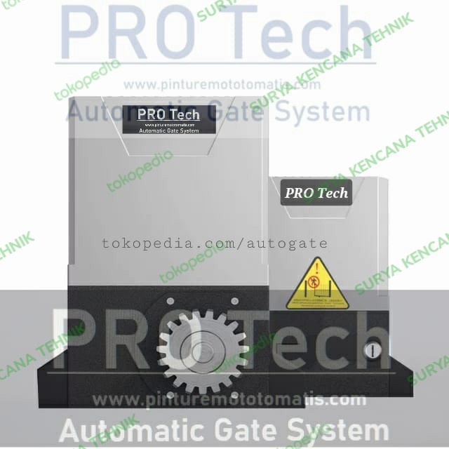 Jual AUTOMATIC SLIDING GATE PRO TECH MESIN OTOMATIS GERBANG PINTU PAGAR ...