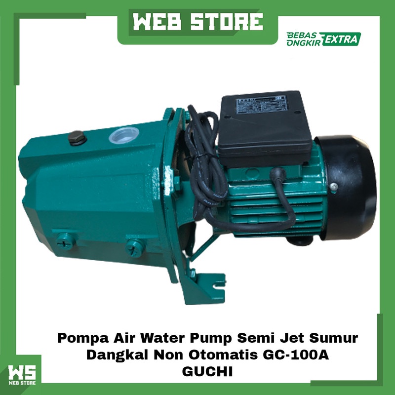 Jual Pompa Air Water Pump Semi Jet Sumur Dangkal Non Otomatis GC-100A ...