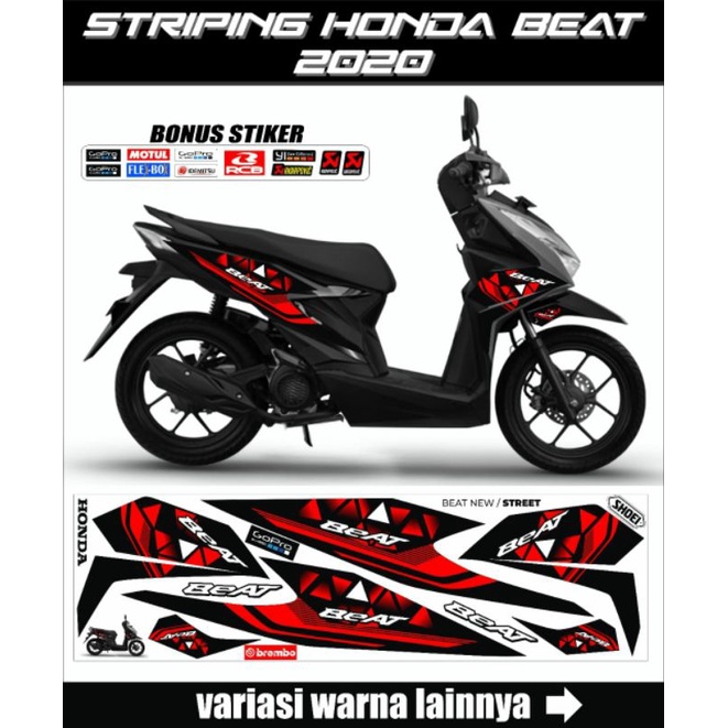 Jual STIKER STRIPING BEAT FI / STREET / DELUXE / 2020 2021 2022 2023 ...