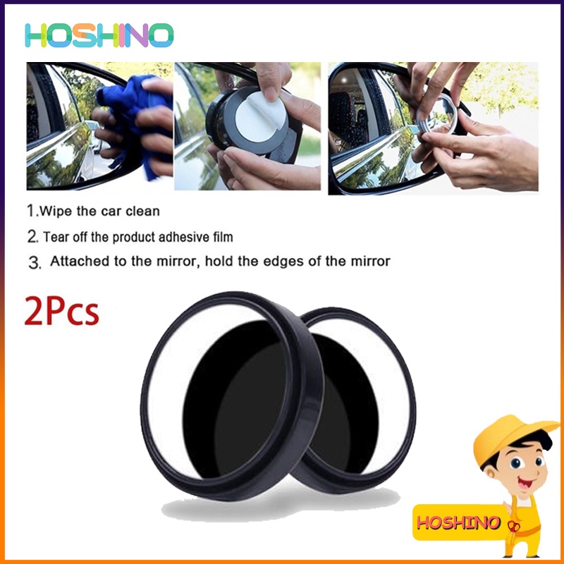 Jual HOSHINO【2PCS】Kaca Cembung Spion/Spion Bulat Kecil Mobil Universal ...