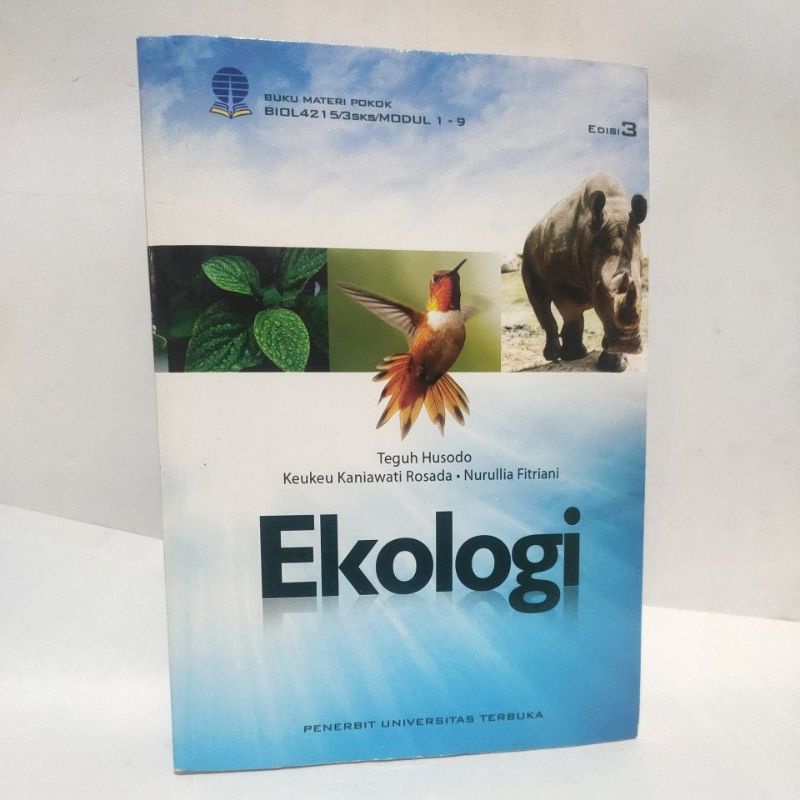 Jual ekologi karangan teguh Husodo edisi 3 | Shopee Indonesia