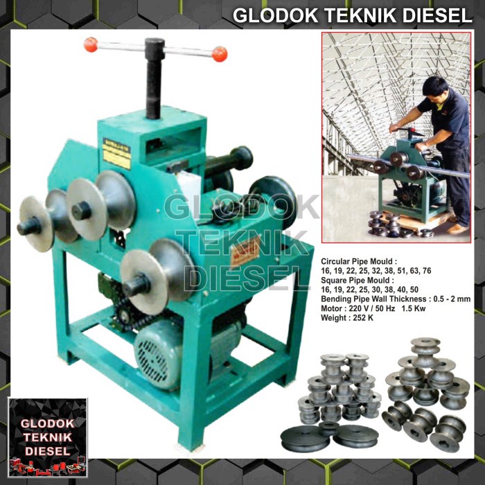 Jual Wipro Mesin Tekuk Pipa Multi Function Rolling Pipe Bending Machine Ori | Shopee Indonesia