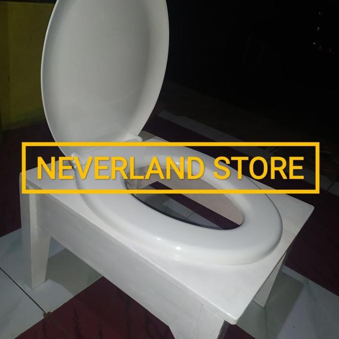 Jual kursi toilet closet wc duduk portable PUTIH | Shopee Indonesia
