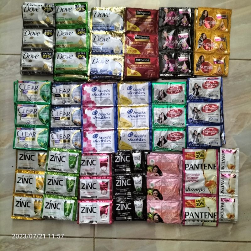 Jual Shampoo Sampo Kondisioner Aneka Varian Renteng isi 12 dan 24 ...