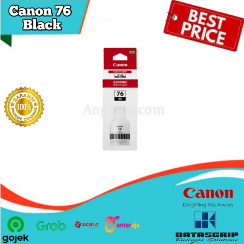 Jual Tinta Canon GI-76 GI 76 Black Original Ink Bottle | Shopee Indonesia