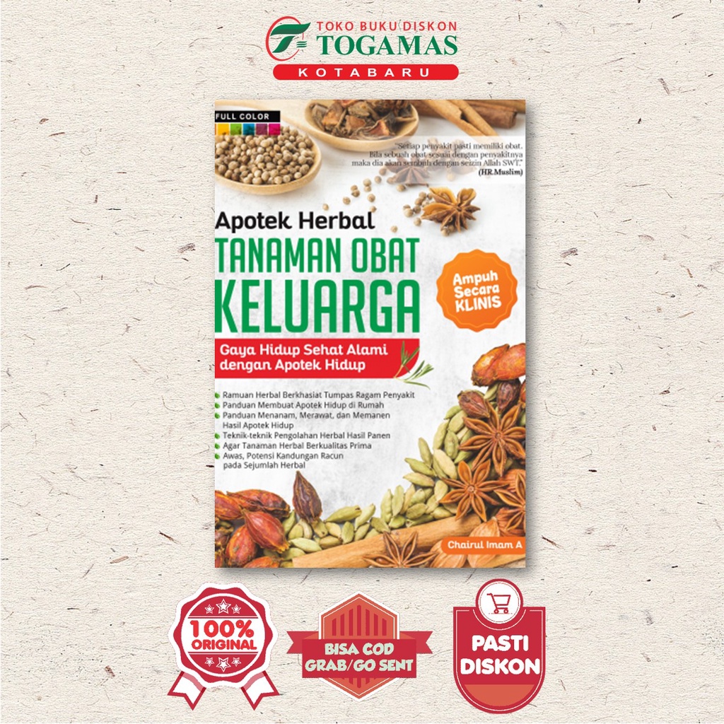 Jual APOTEK HERBAL TANAMAN OBAT KELUARGA - CHAIRUL IMAM A | Shopee Indonesia