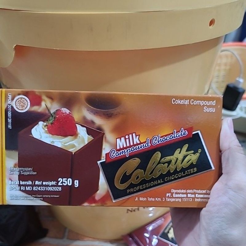 Jual colatta milk chocolate compound 250 gr | Shopee Indonesia